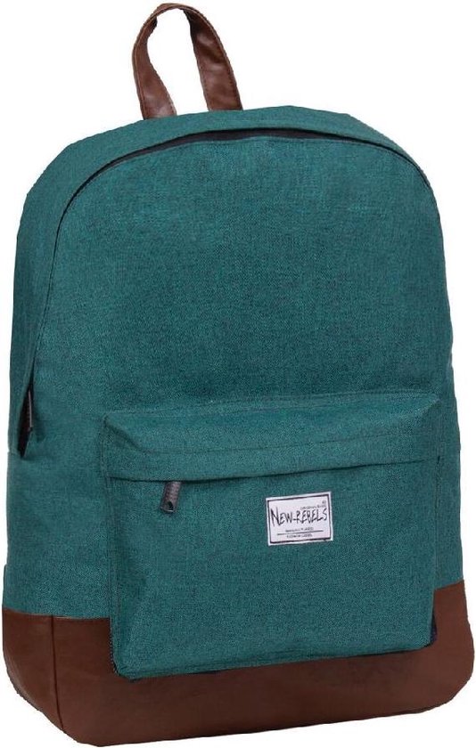 Rugzak - Basic Plus - laptop rugzak - groen | bol.com