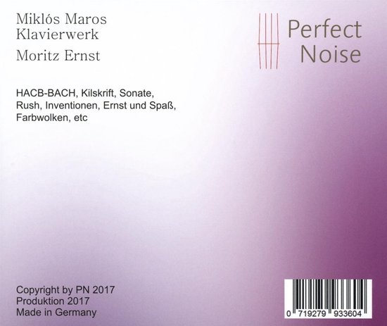 Miklos Maros, Complete Piano Works, Moritz Ernst | Muziek | bol