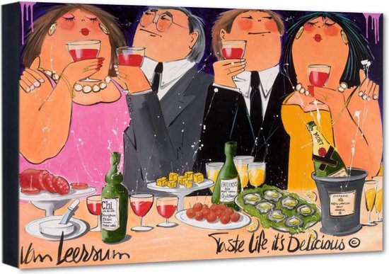 It's Delicious – 50x40 cm – Dikke Dames – El van Leersum – PixaPrint ...
