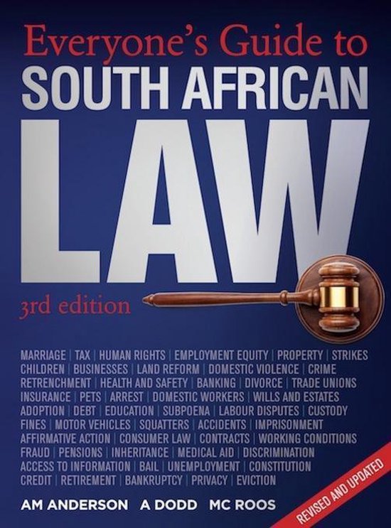 Everyone's Guide to South African Law (3rd edition) (ebook), Adriaan ...