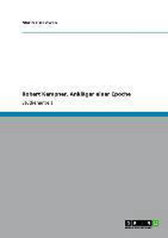 Robert Kempner, Anklager Einer Epoche, Zur Lowen, Mario | 9783656068679 ...