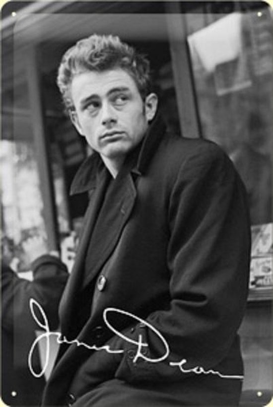 James Dean, plaque murale en métal avec relief 20x30 | bol.com