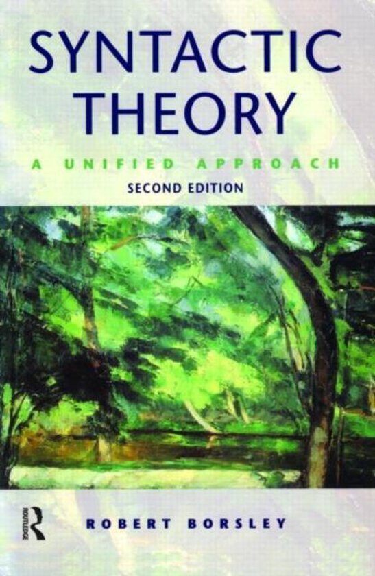 Syntactic Theory | 9780340706107 | Robert Borsley | Boeken | bol.com