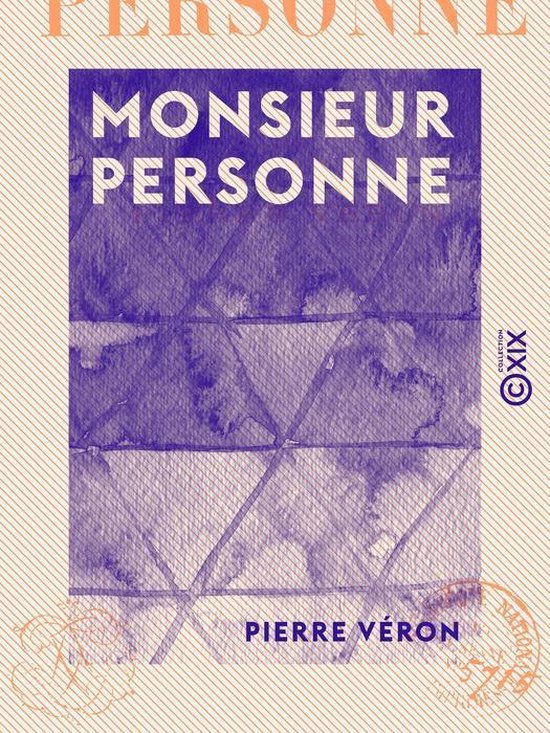 Monsieur Personne (ebook), Pierre Veron | 9782346120741 | Boeken | bol.com