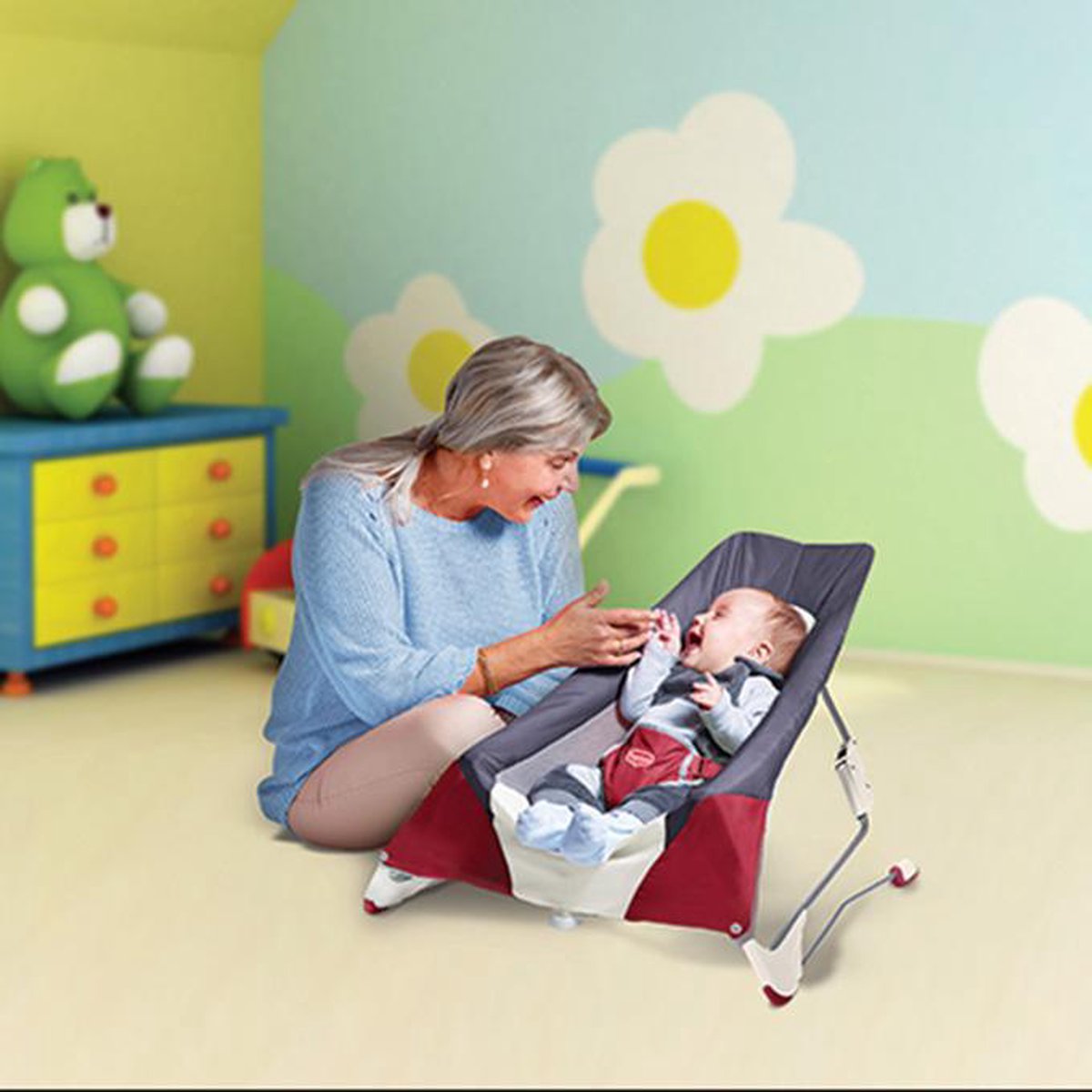 Tiny Love Take Along Bouncer Red | bol.com