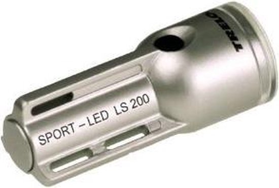 Trelock LS 200 - Koplamp - Incl. batterijen - Zilver | bol