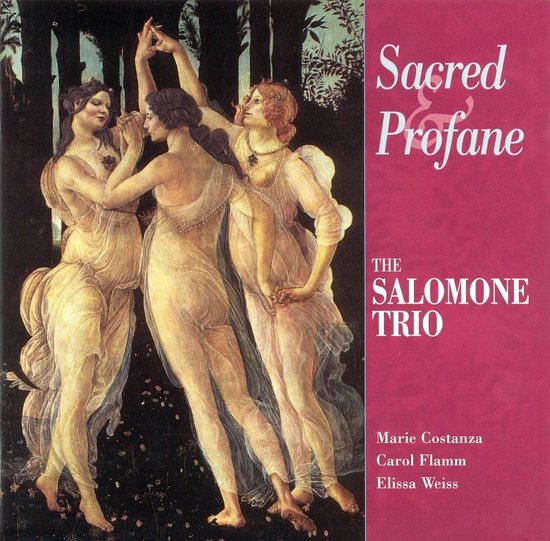 Sacred & Profane, Salomone Trio | CD (album) | Muziek | bol