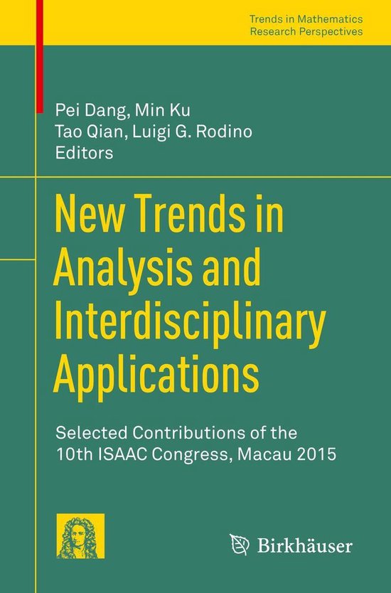 Trends in Mathematics - New Trends in Analysis and Interdisciplinary ...