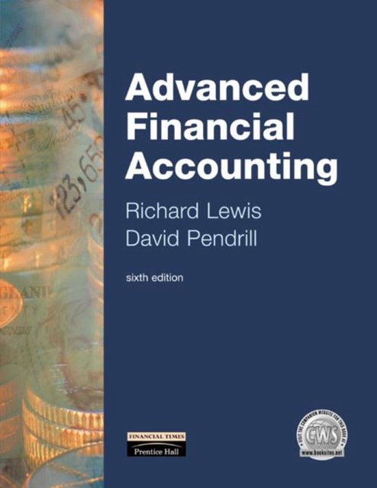 Advanced Financial Accounting | 9780273638339 | Richard Lewis | Boeken ...