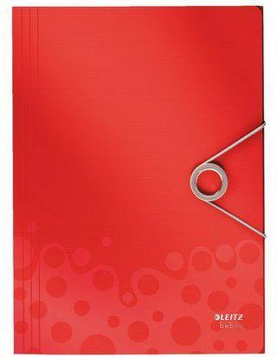 Documentmap A4 3 Klep Leitz Bebop Rood | bol.com