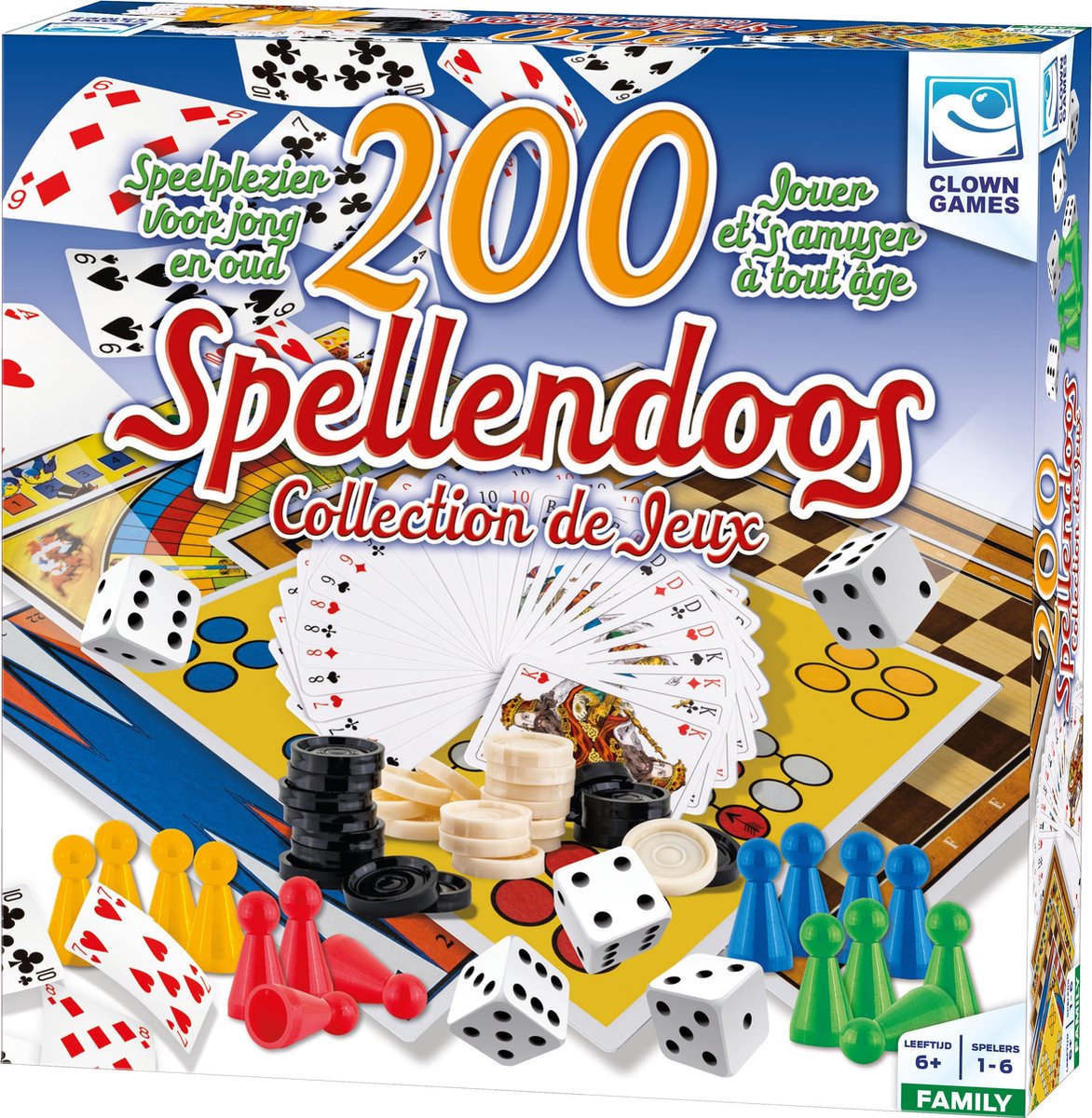 Spellendoos 200 delig - Clown | Games | bol.com