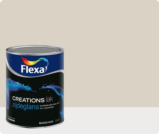 Flexa Creations Lak - Zijdeglans - Sandy Beach - 750ml | bol