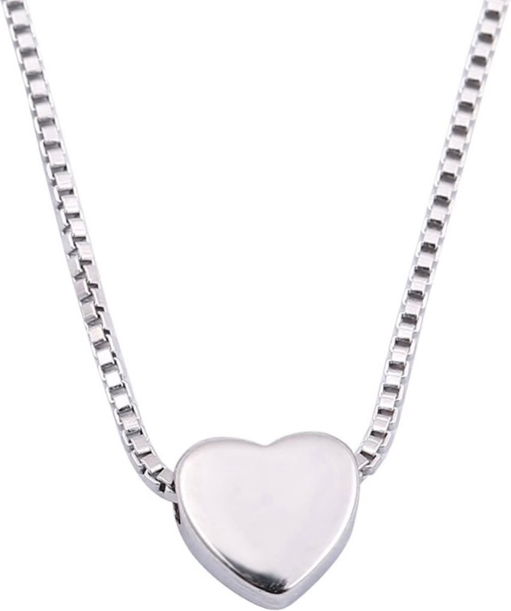 ketting dames zilver | ketting dames hartje | zilver 925 | cadeau voor ...