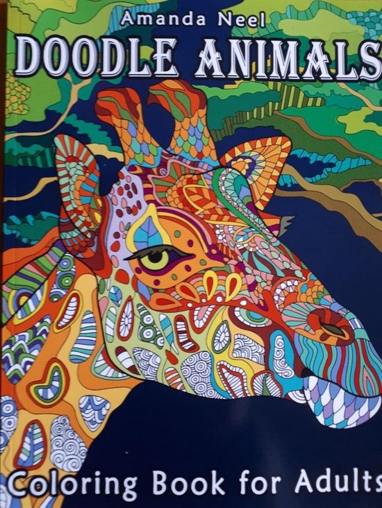 Doodle Animals Coloring Book for Adults - Amanda Neel - Kleurboek voor ...