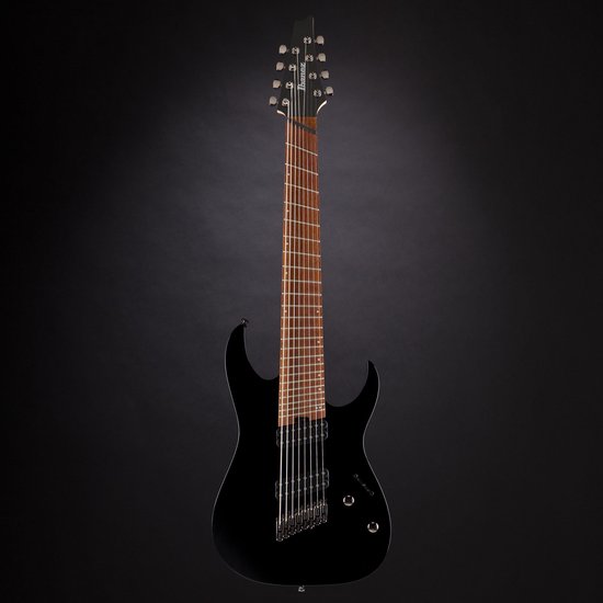 Ibanez Standard RGMS8-BK Multiscale 8-String Black - Elektrische gitaar ...