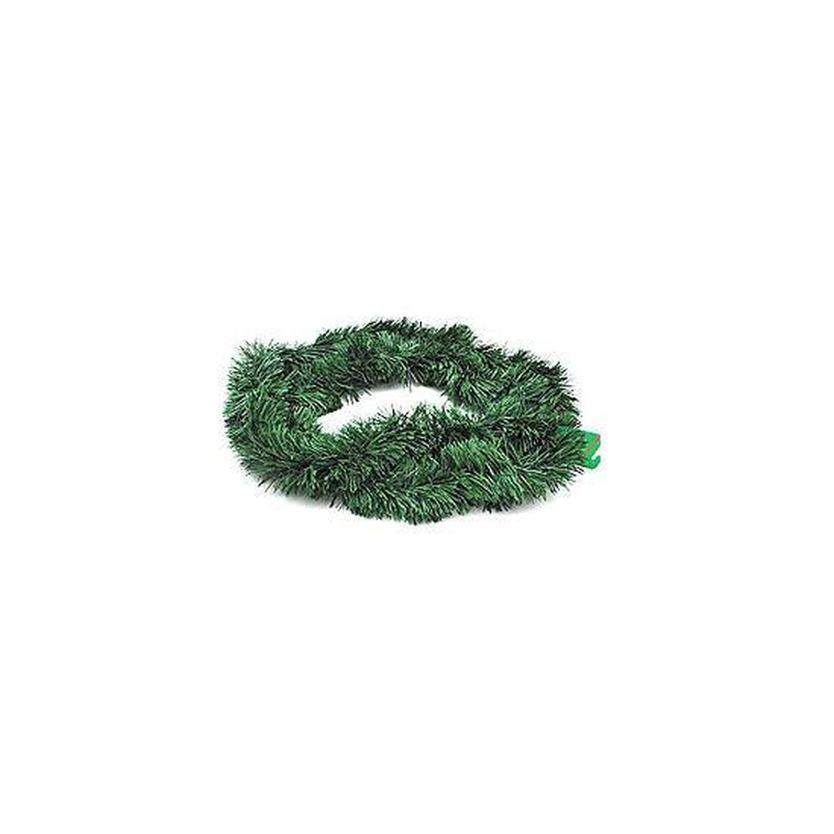 5x Groene kerst decoratie slinger 270 cm - kerstversiering dennen groen ...