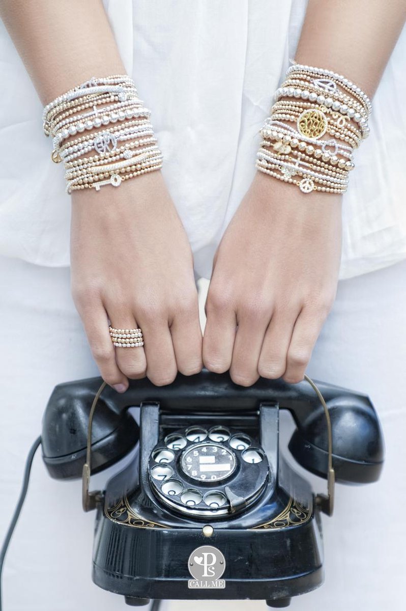 PScallme - THREE SILVER-ROSÉ-GOLD COLOURED | bol.