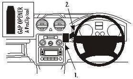 Brodit PDA/GPS/mobiele telefoons accessoires ProClip | bol