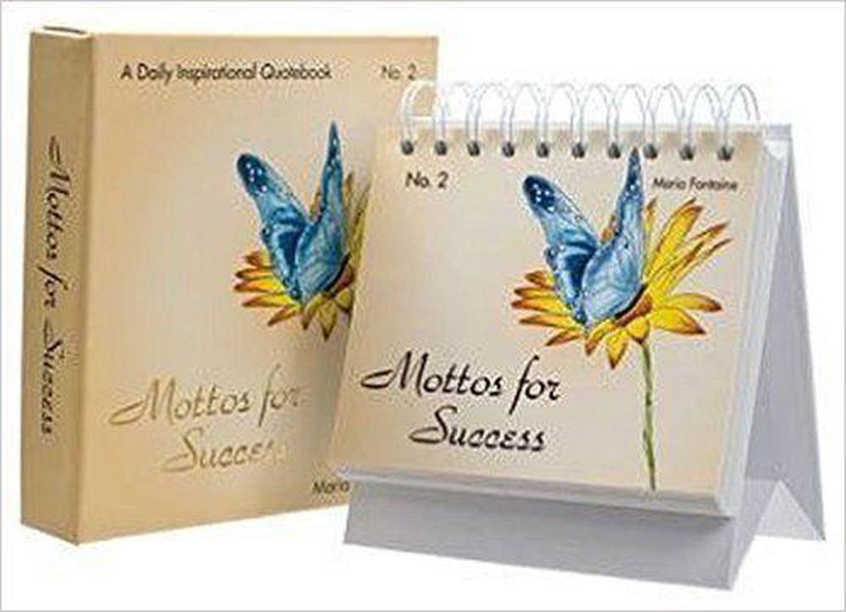 Mottos For Success Vol 2 Desktop Calendar An Inspirational Quote for ...