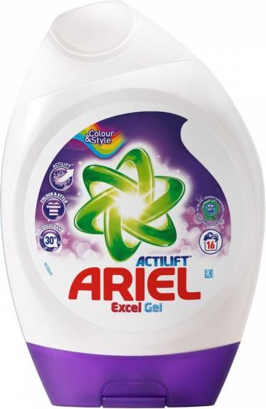 Ariel Wasmiddel Actilift Excel Gel Color 592 ml | bol
