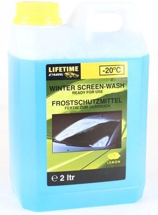 Lifetime Cars Ruitensproeiervloeistof Antivries -20°c Kant&klaar 2l | bol