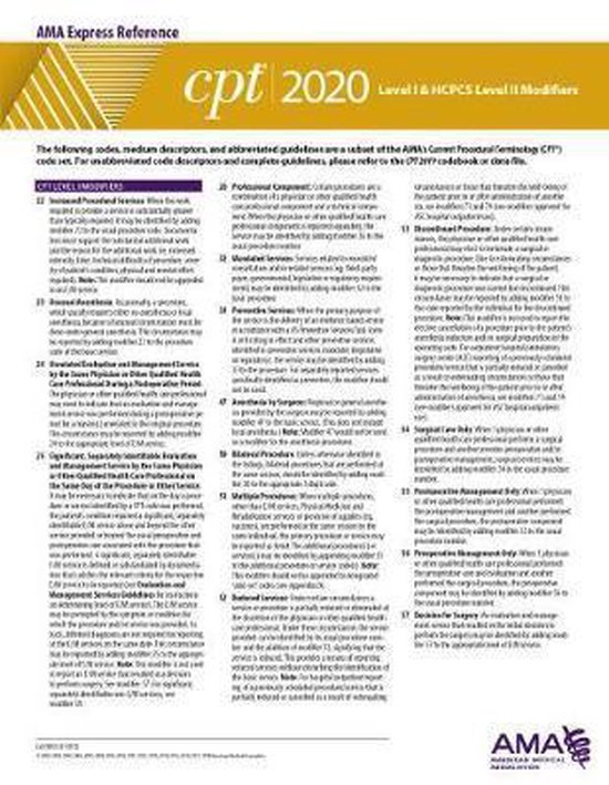 Level I & HCPCS Level II Modifiers | bol.com