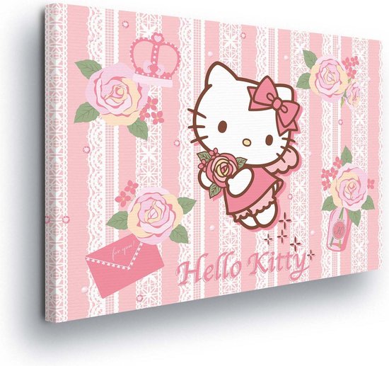 Hello Kitty Canvas Print 100cm x 75cm | bol.com