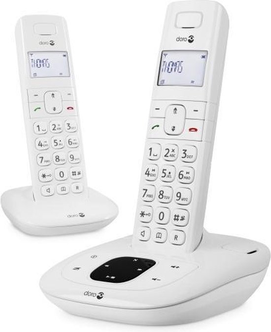 Doro Comfort 1015 - Duo DECT telefoon - Antwoordapparaat - Wit | bol.com