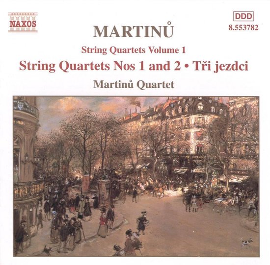 Martinu: String Quartets Vol 1 / Martinu Quartet, B. Martinu | CD (album) | Muziek | bol.com