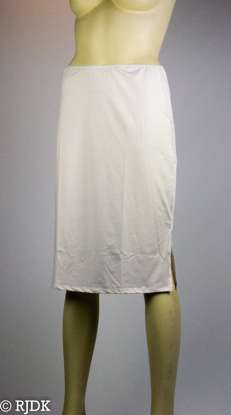 J&C lange onderrok dames 65cm - Jupon - Wit - Zwart - beige - XL | bol