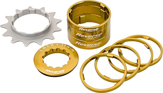 Reverse Single Speed Kit, gold | bol