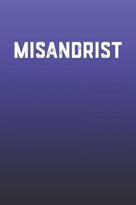 Misandrist, Day Writing Journals | 9781075184499 | Boeken | bol.com