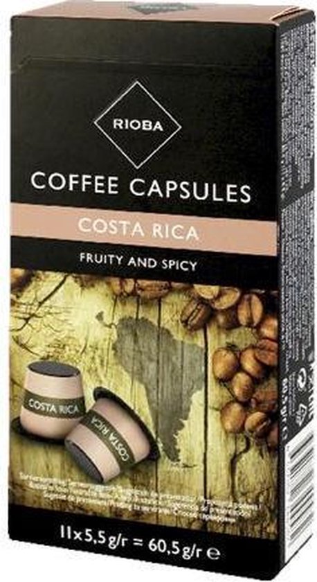 Rioba Koffie capsules Costa Rica 11 cups | bol