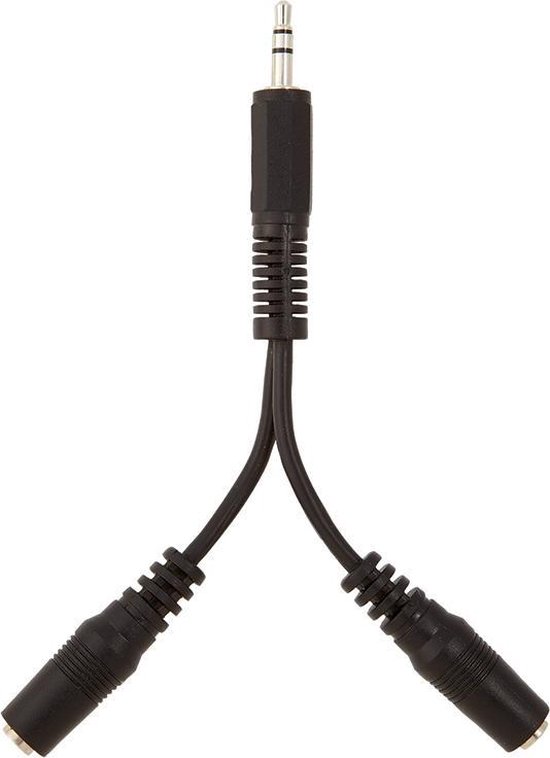 Belkin 3,5 mm jack plug splitter kabel 10 cm zwart | bol