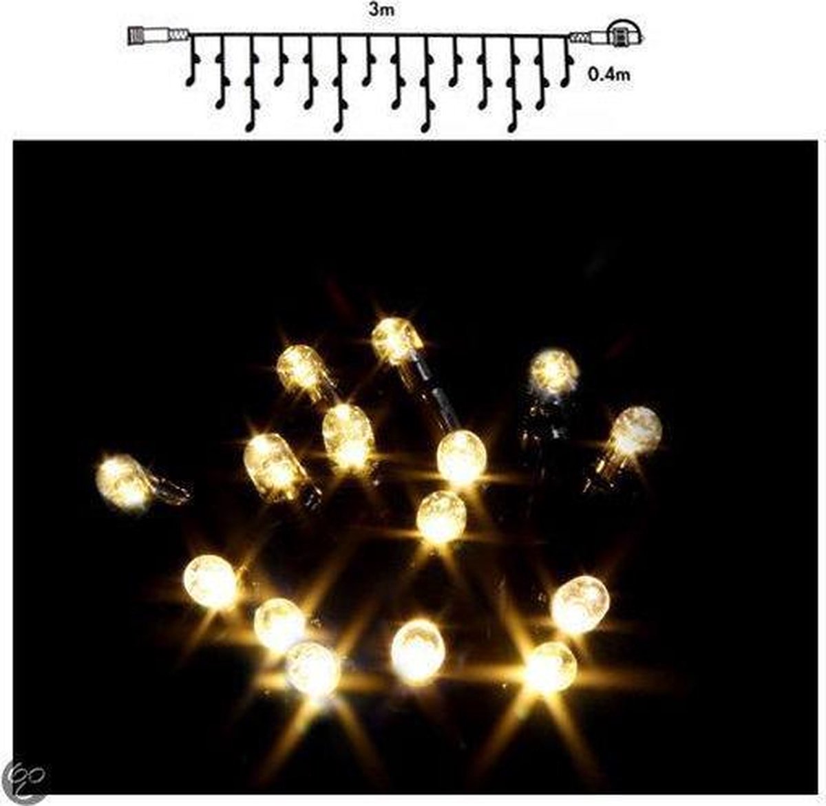 Luca Lighting - Connect 24 icicle warm wit 49 led flashing extra ...