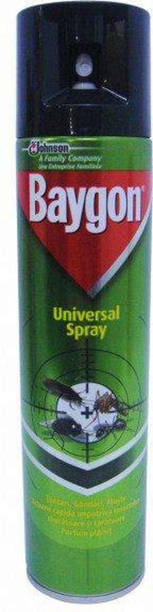 Baygon Spray universeel - 400ml - Tegen insecten | bol