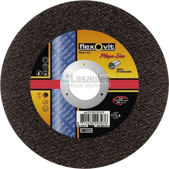 Doorslijpschijf MegaLine A36V-BF41 INOX 230x1,9x22 | bol.com