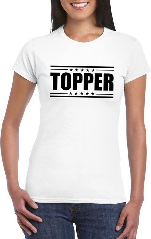 Toppers Topper t-shirt wit dames XL | bol