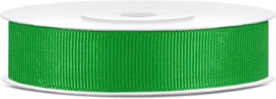 Smaragdgroen lint - 1,5 cm breed - 25 meter lang - 1 stuk | bol.com