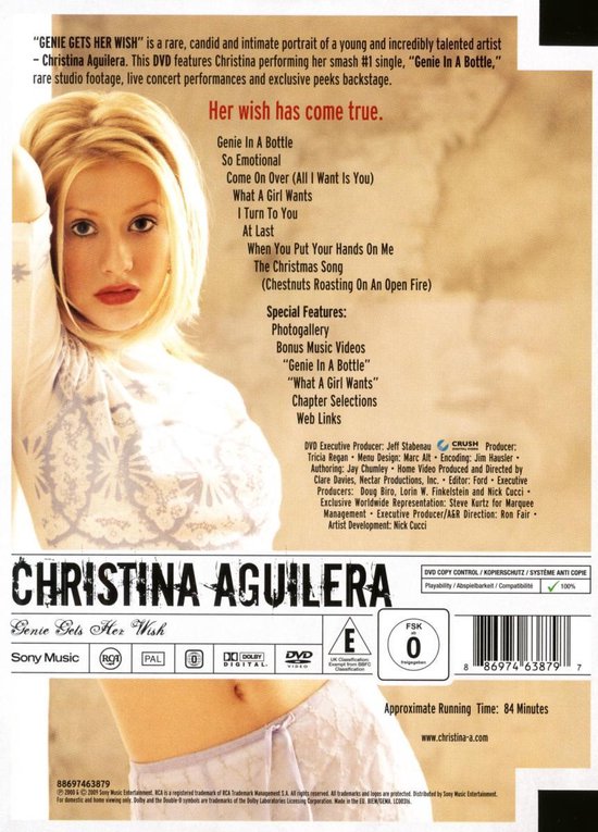Christina Aguilera - Genie Gets Her Wish (Dvd), Christina Aguilera | Dvd's | bol