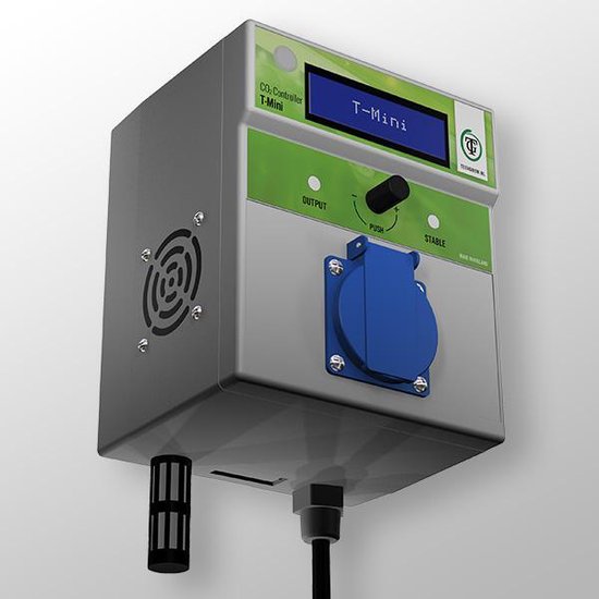 TechGrow T-Mini Pro Co2 controller (int Co2/light sensor) | bol