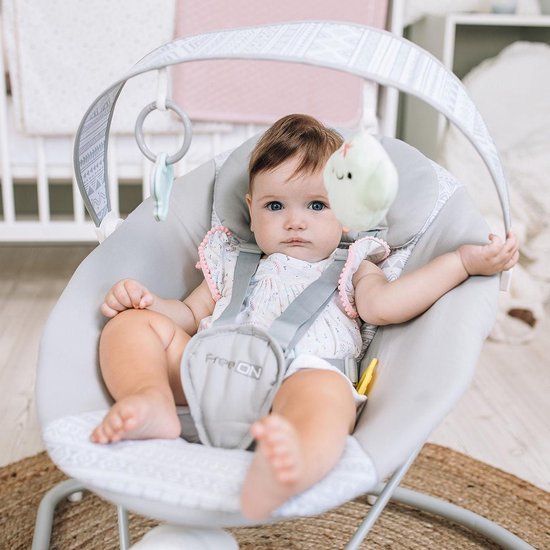 Babyswing - Babyschommel FreeON Premium Grijs | bol.com