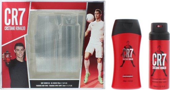 Cristiano Ronaldo CR7 Gift Set 200ml Shower Gel + 150ml Body Spray ...