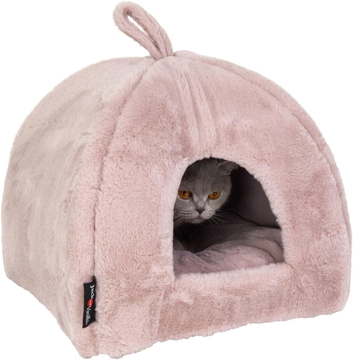 Jack and Vanilla Kattenmand JV Softy Iglo Roze S 50x50x50cm | bol.com