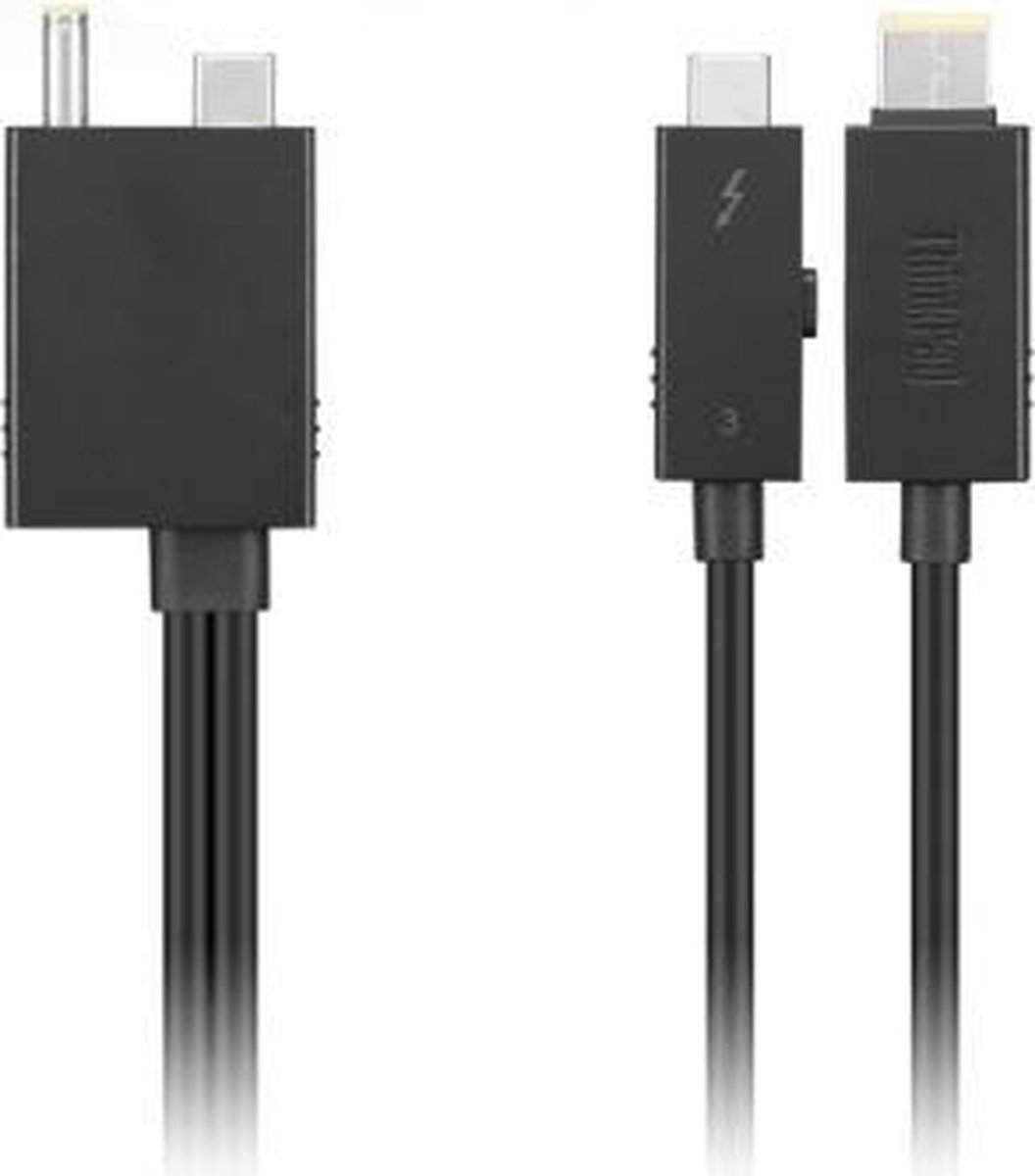 Lenovo - ThinkPad Thunderbolt 3 WorkStation Dock Split Cable - Zwart | bol