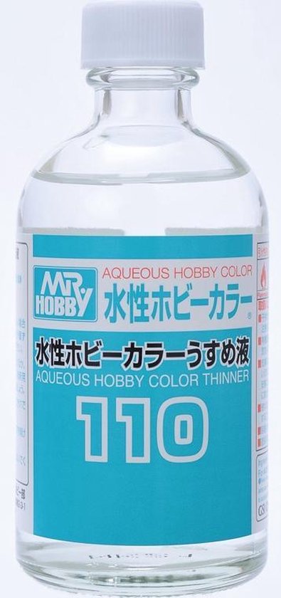Mrhobby - Mr. Aqueous Hobby Color Thinner 110 110 Ml (Mrh-t-110 ...