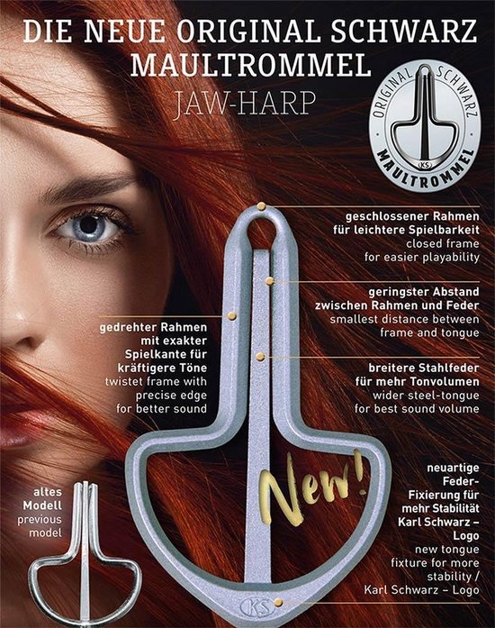 Mondharp Schwarz, Sound of Magic - kaakharp - mond harp | bol