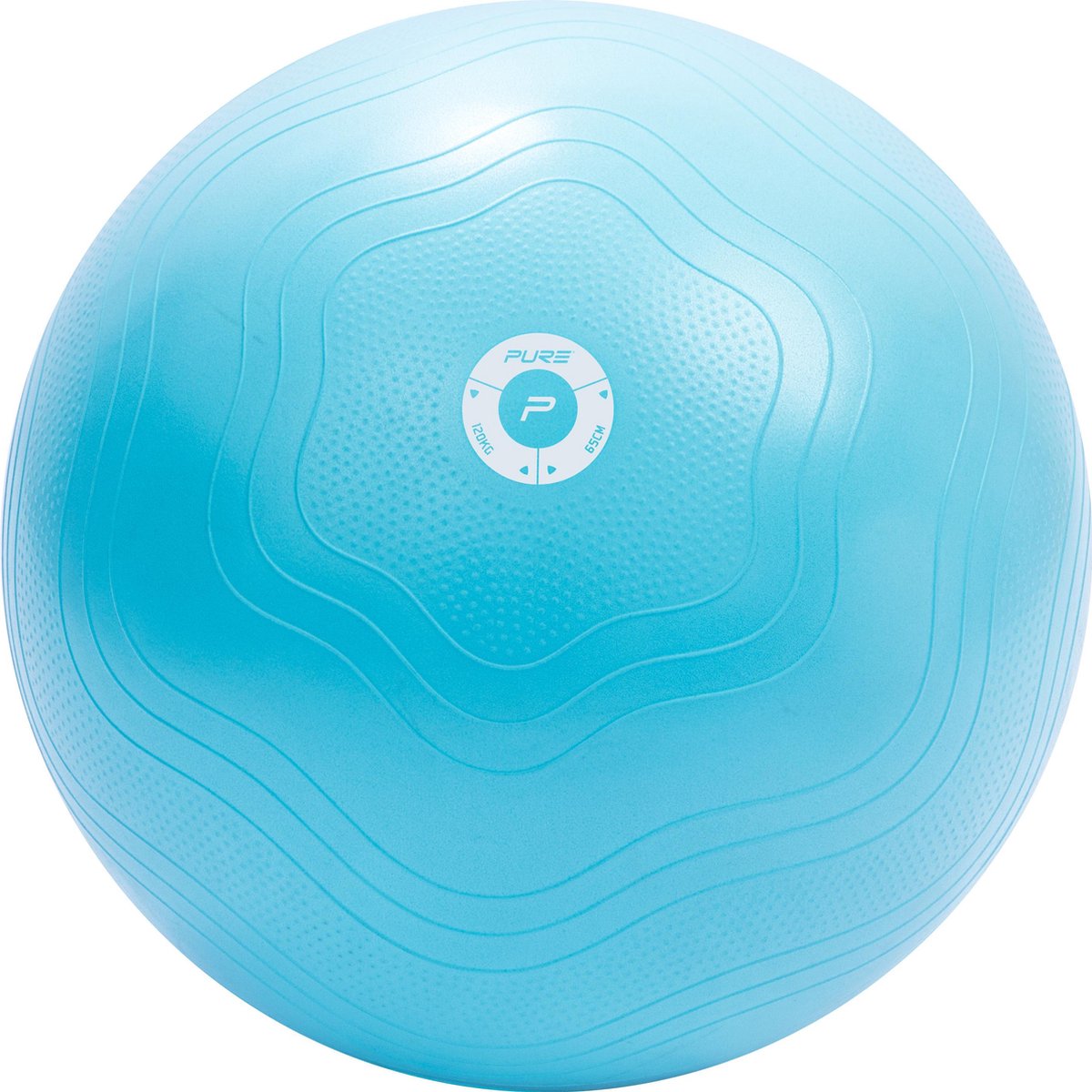 Pure2Improve Yogabal, antiburst, 65 cm, blauw | bol