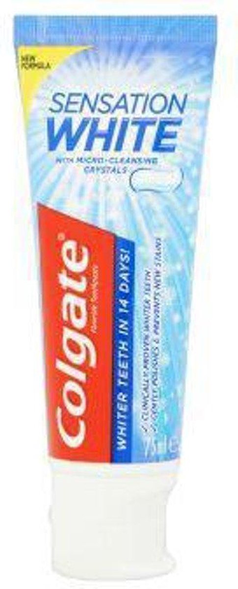 Colgate Sensation White Fluoride Tandpasta 75 ml | bol.com