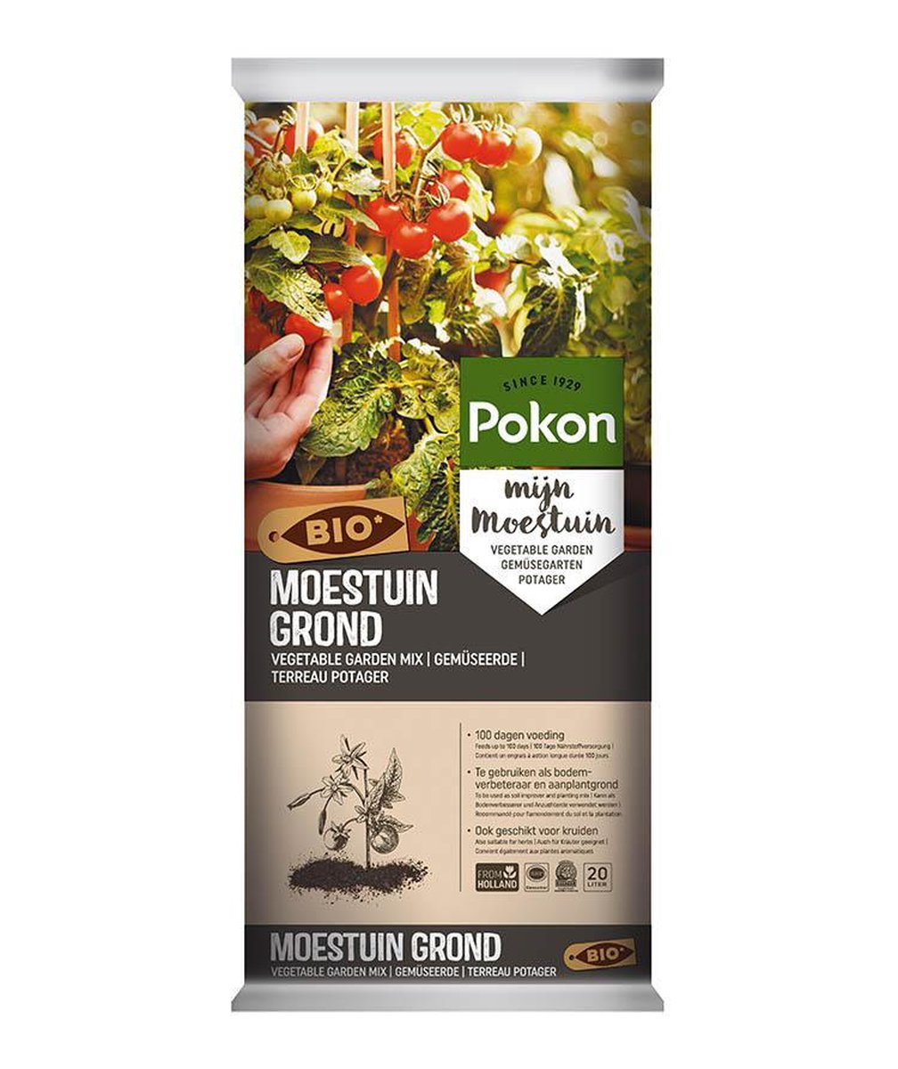 POKON BIO MOESTUIN GROND 20 LITER | bol.com